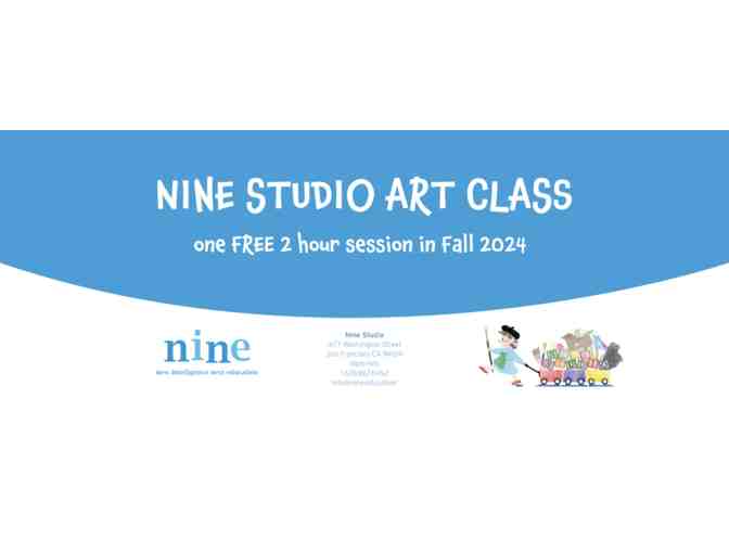 Nine Studio Art Two-Hour Art Class (4 of 5) | BiddingForGood