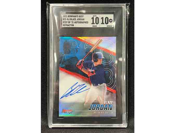 Blaze Jordan Autographed Baseball Card & 5 Tickets to Card and ...
