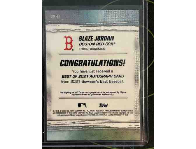 Blaze Jordan Autographed Baseball Card & 5 Tickets to Card and ...