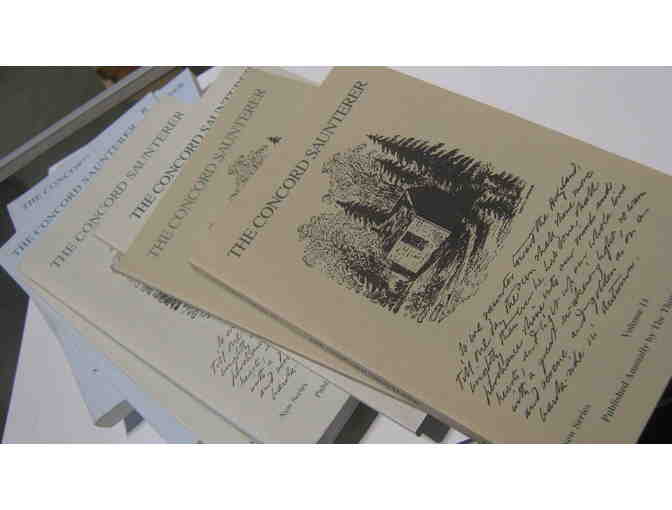 Concord Saunterer, Set of New Series, 10 of first 11 issues, 1993-2003 ...